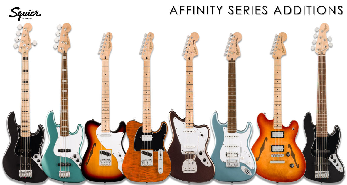 New 2024 Squier Affinity models announced by Fender – Reidys Home Of Music