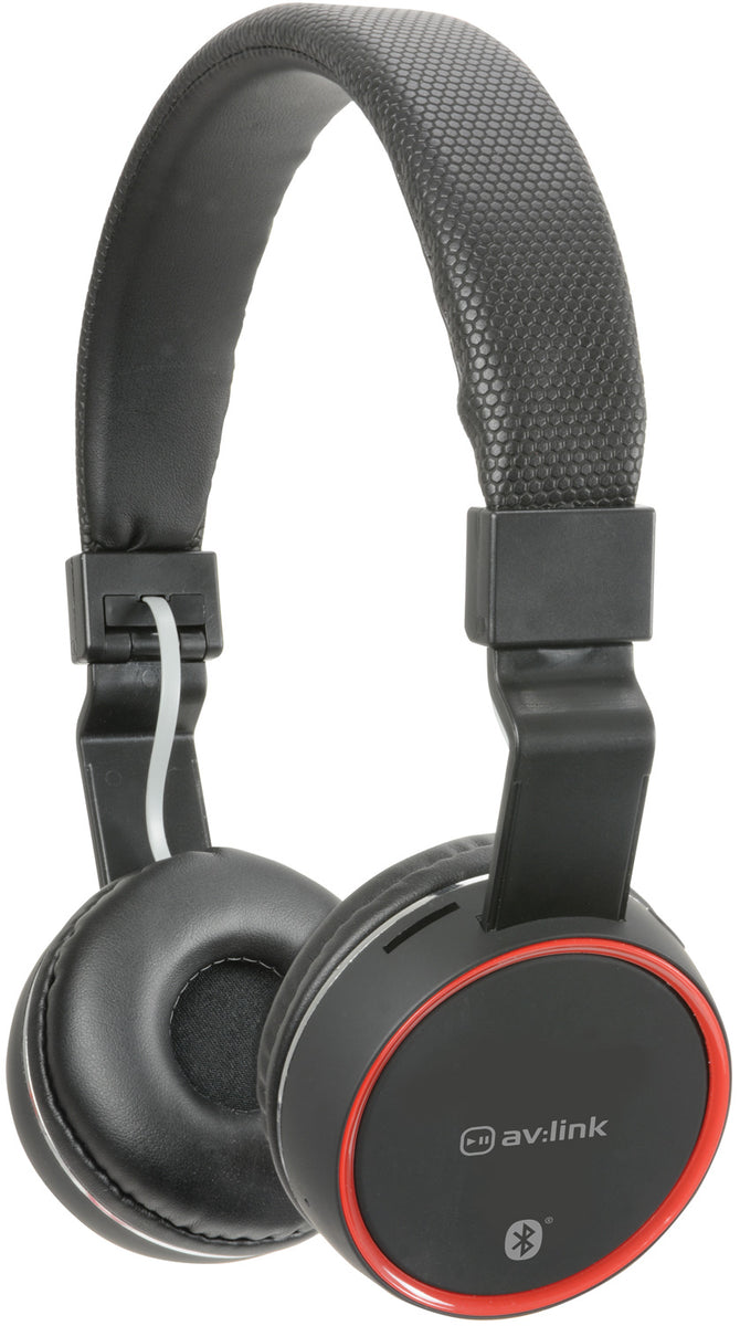 Av:link Wireless Bluetooth Headphones Black/Red – Reidys Home Of Music