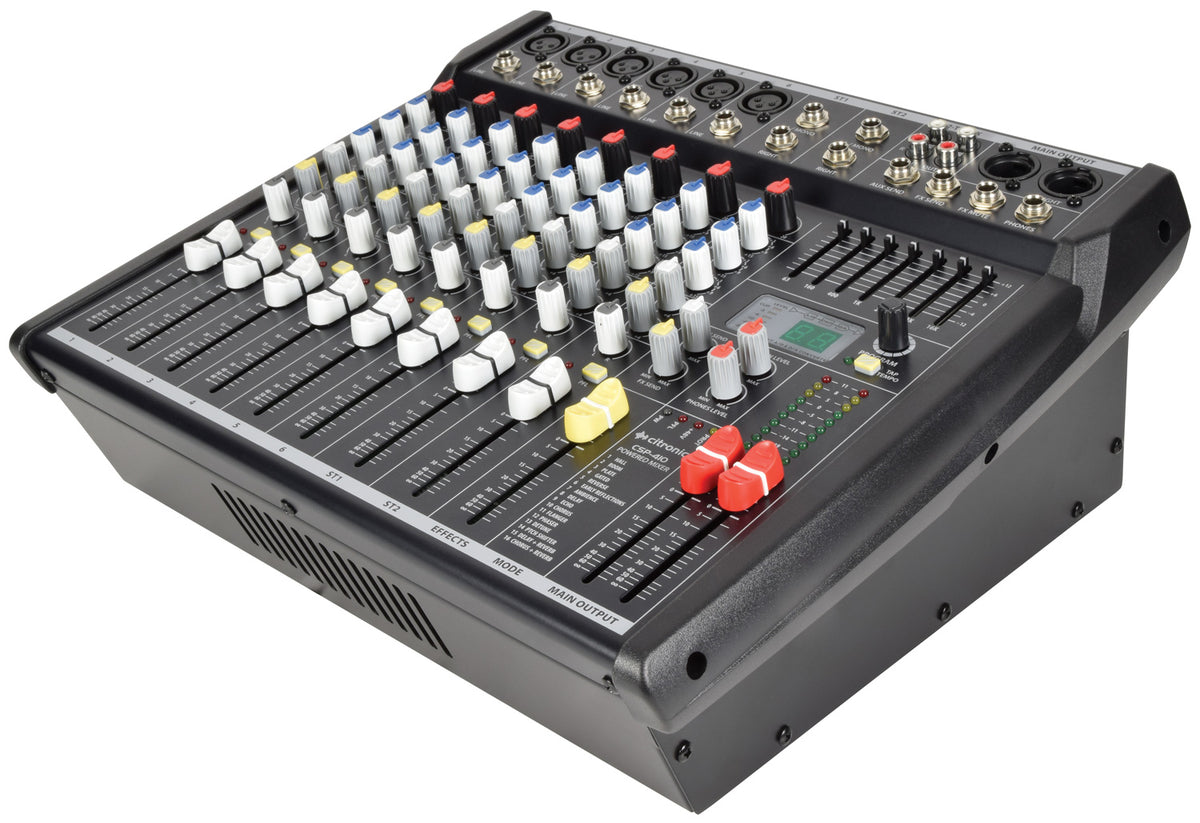 Citronic CSP-410 Compact Powered Mixer with DSP – Reidys Home Of Music